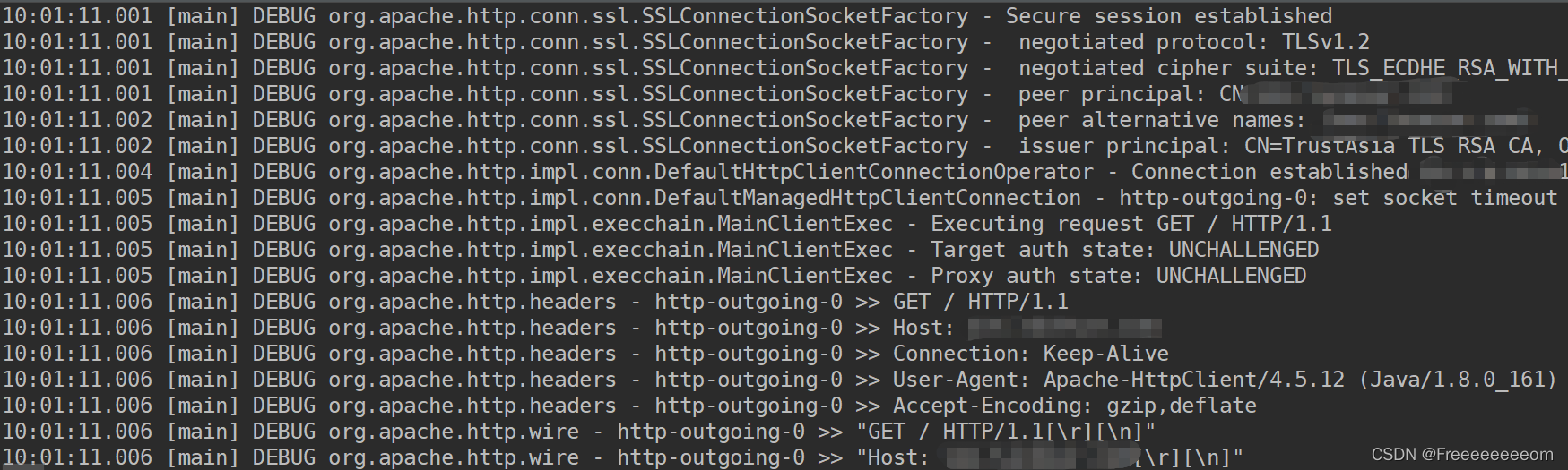 Java使用main方法测试执行client日志关闭debug Freeeeeedom